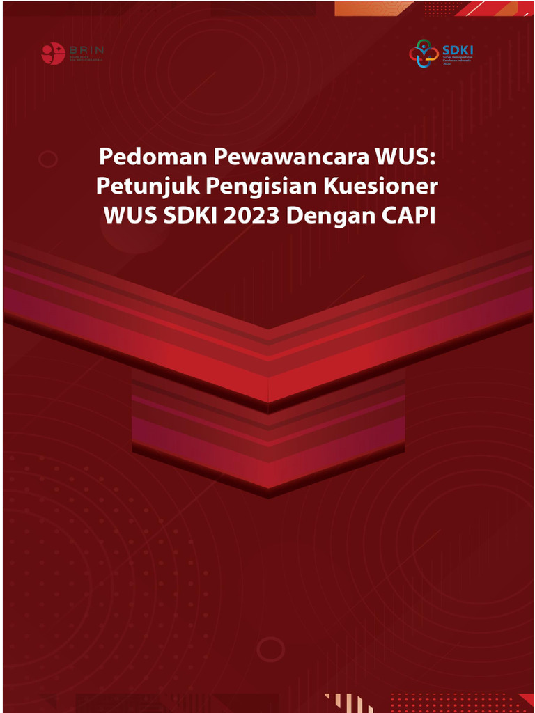 PEDOMAN PEWAWANCARA WUS - Kuesioner CAPI | PDF