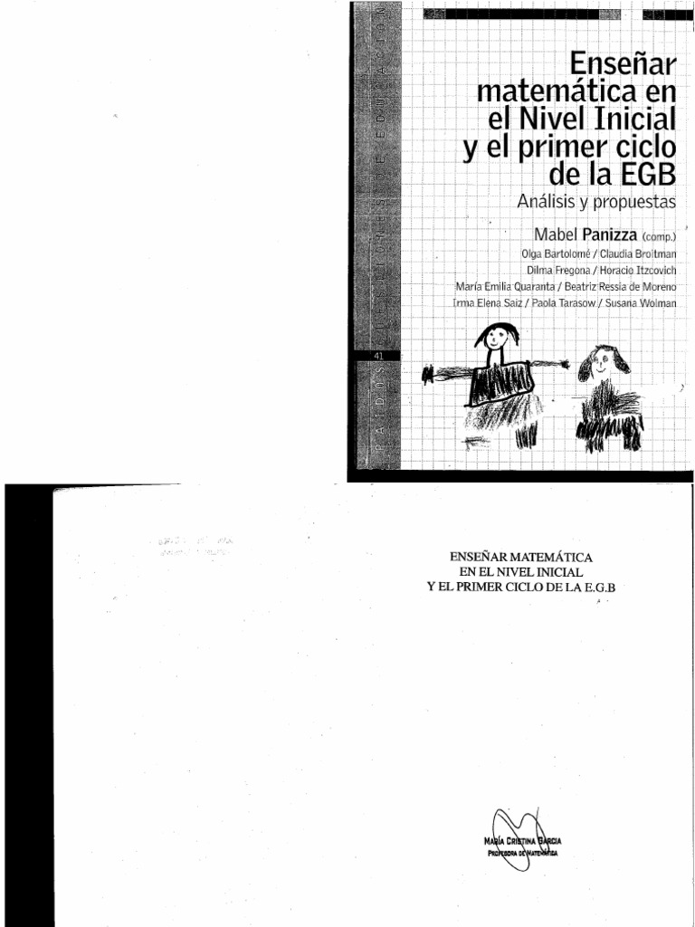 Ensenar Matematica en El Nivel Inicial y Egb | PDF