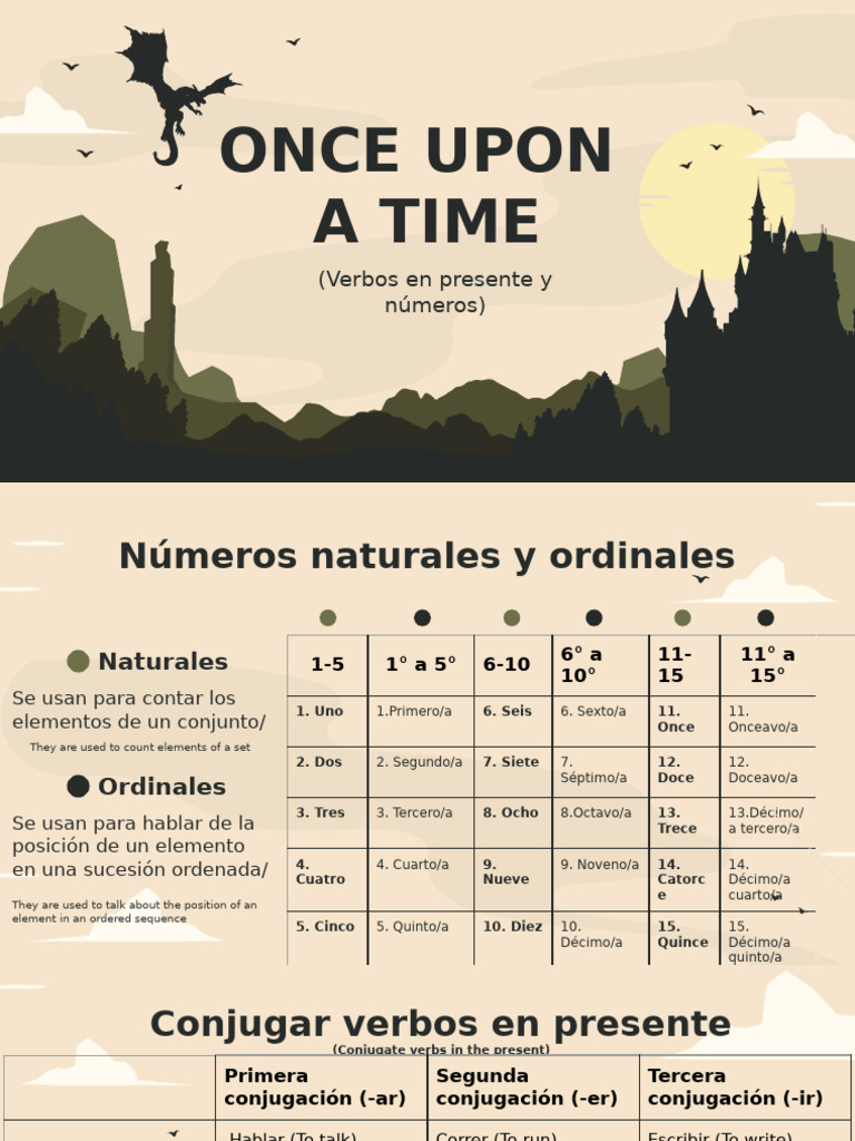 Week 2 - Verbs, Numbers and Stories | PDF | Relaciones sintácticas ...