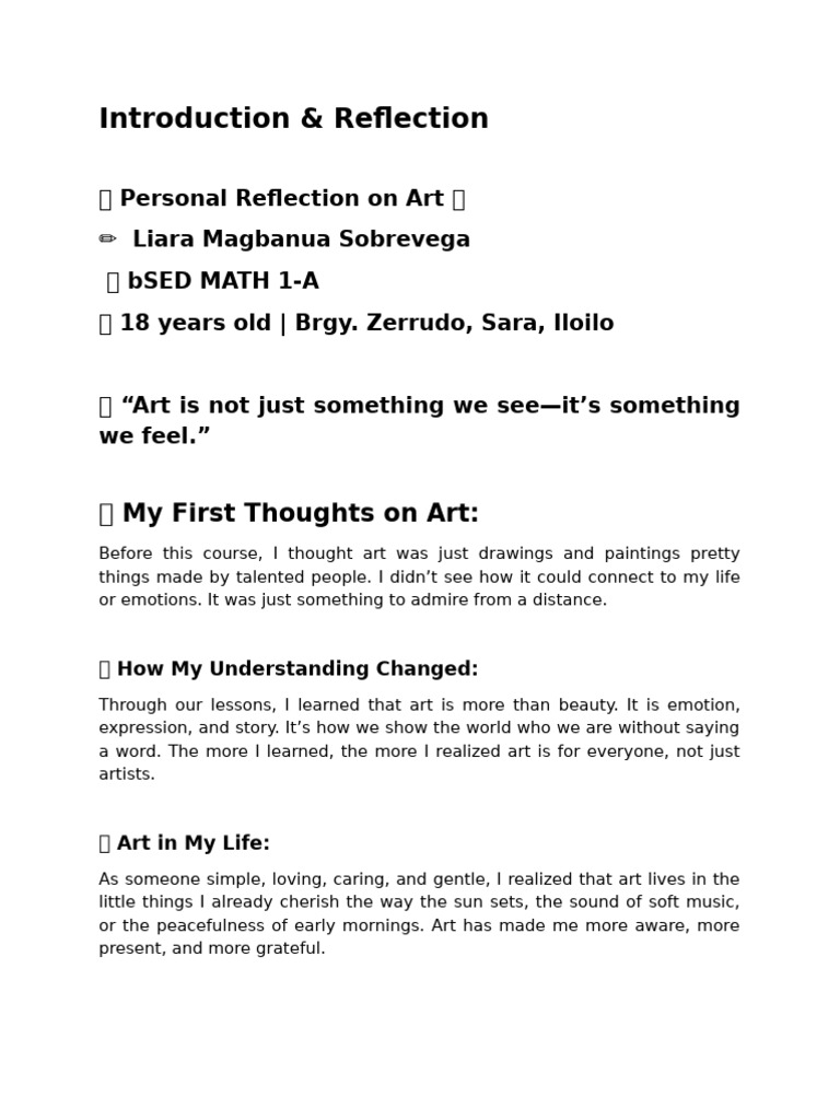 Art Appreciation (Portfolio) | PDF | Impressionism | Vincent Van Gogh