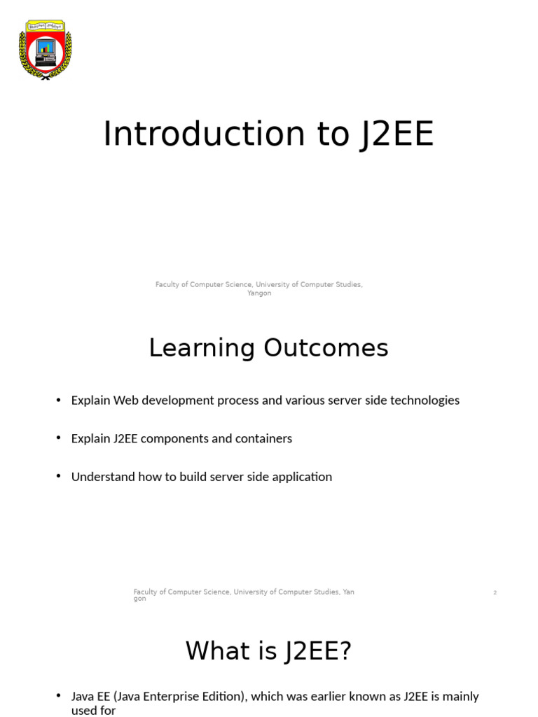 Chapter 1 Introduction To J2EE - 970c568d 77ea 4700 A34c 404c1a45b2b7 | PDF | Java (Programming ...