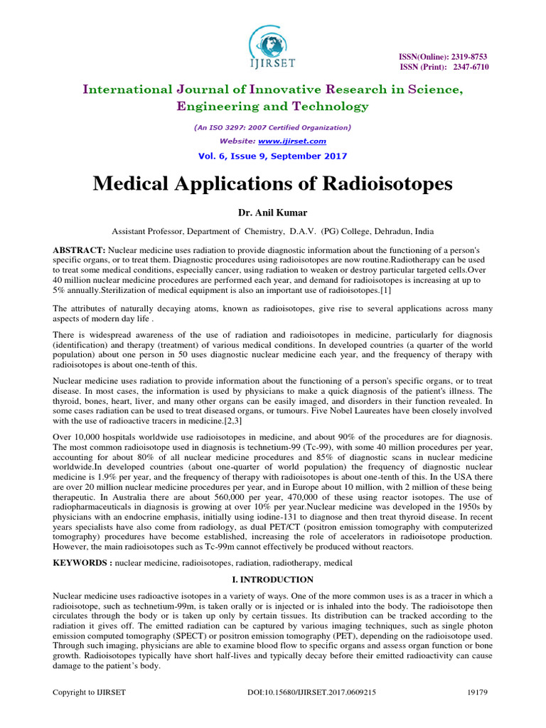 213 Radioisotopes PPR | PDF | Nuclear Medicine | Radiation Therapy
