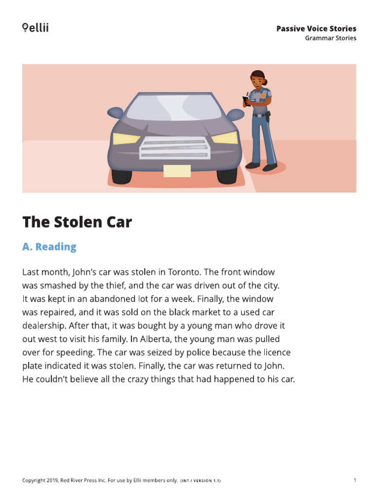 Passive Voice Stories STUDENT | PDF