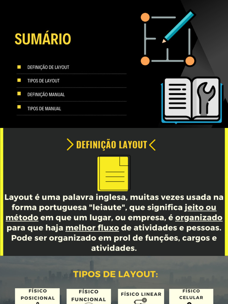 Tipos e Definições de Layout e Manuais | PDF