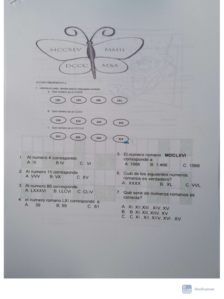 Evaluación Mate 4° | PDF
