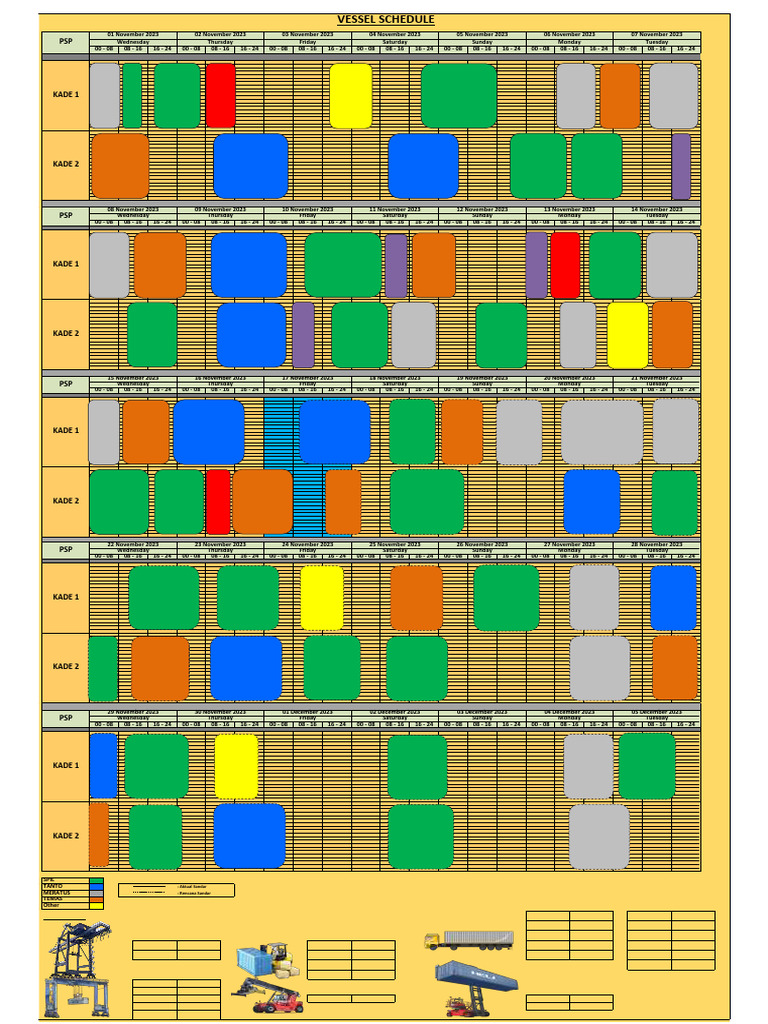 Vessel Schedule 1 | PDF