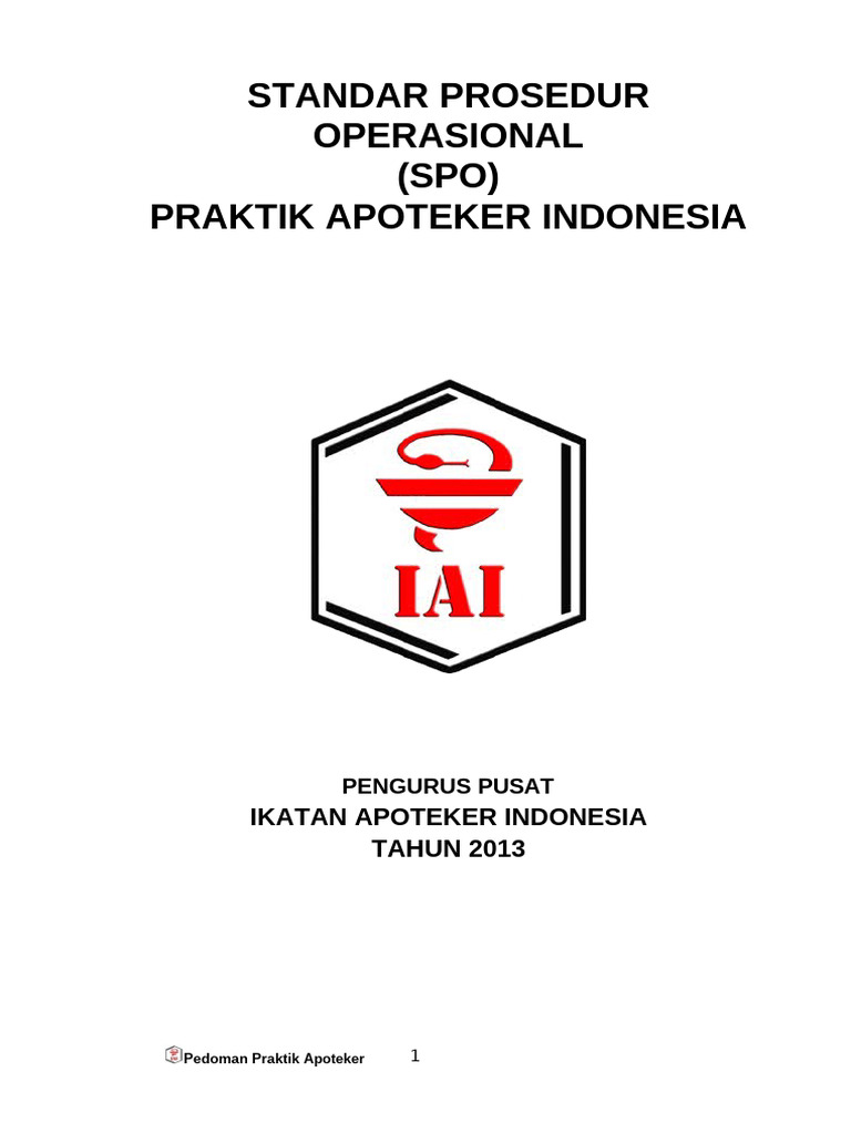 PP Iai 2013 Beberapa Contoh Spo | PDF