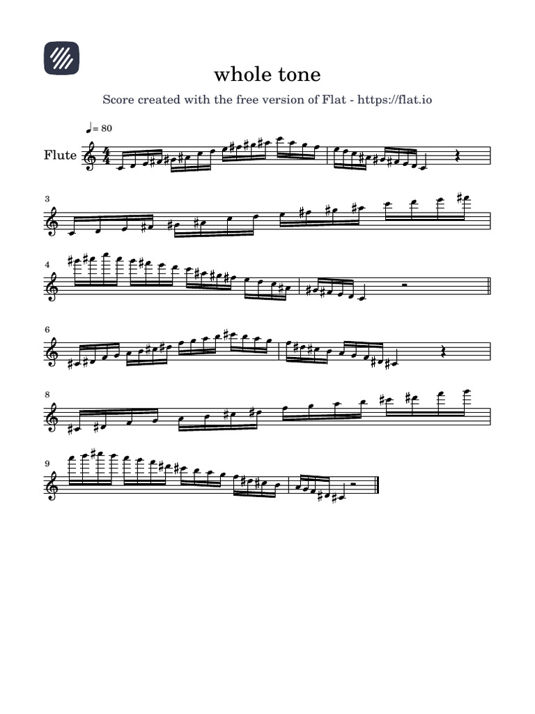 Whole Tone and Chromatic | PDF