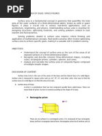 TSA Andvolume of Solids | PDF | Area | Volume
