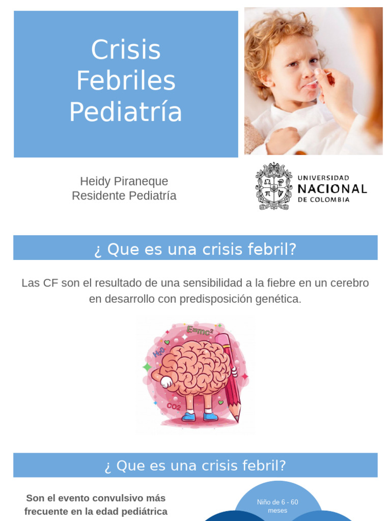 Crisis Febril en Pediatría: Guía Completa | PDF | Epilepsia ...