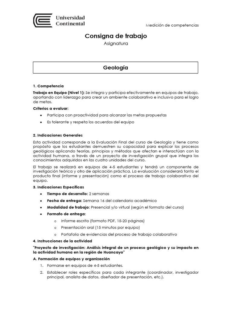 Consign A | PDF | Geología | Roca (geología)