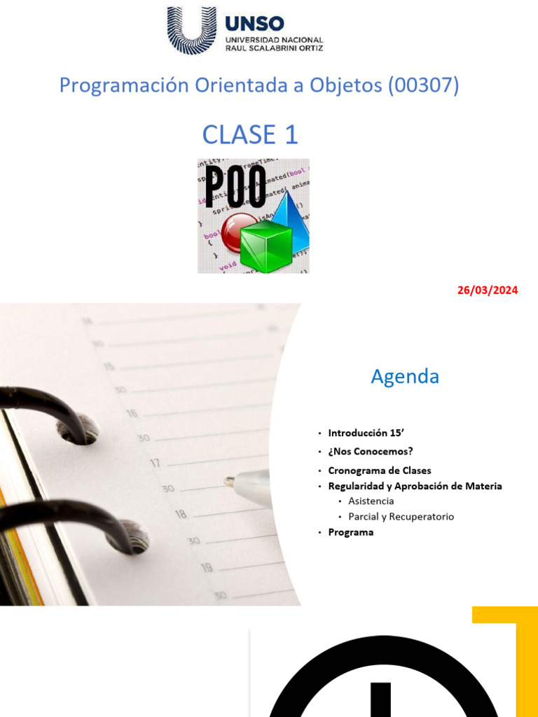 POO - Clase 1 Teorica 2024 | PDF