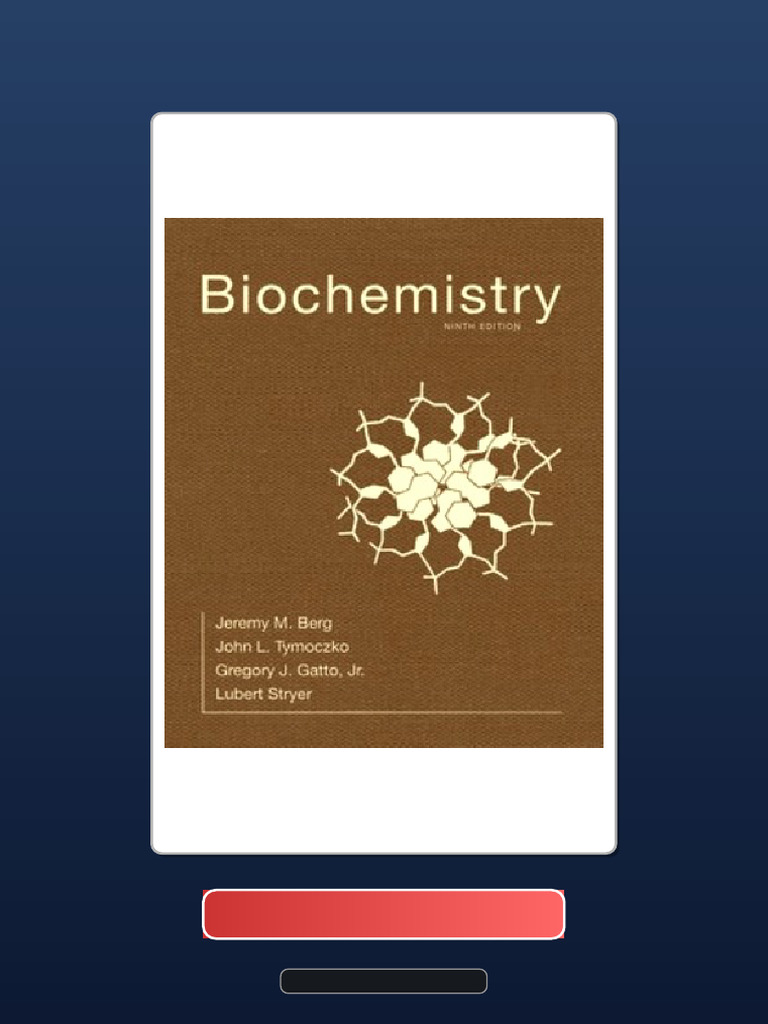 Biochemistry 9th Edition Stryer Full Download | PDF | Metabolism ...