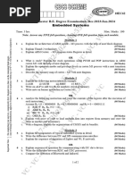 Model Question Paper BEC601 Updated | PDF | Embedded System | Central ...