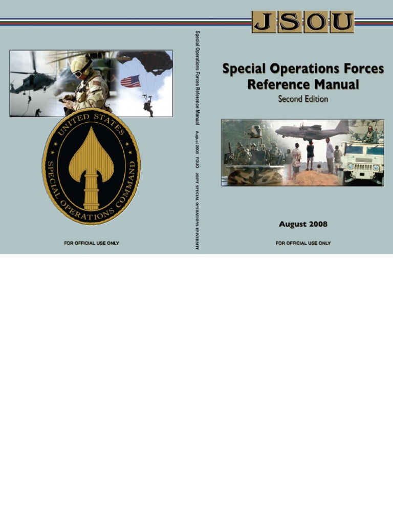 JSOU SOF Reference | PDF | United States Special Operations Command ...