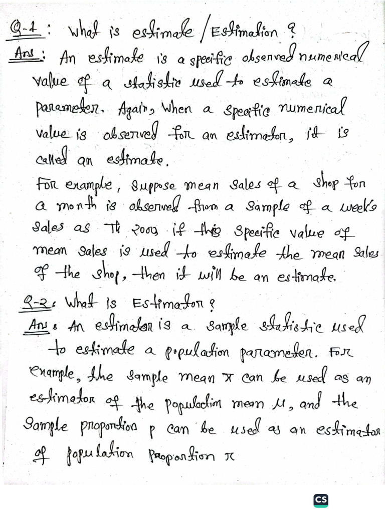 Estimation Theory | PDF