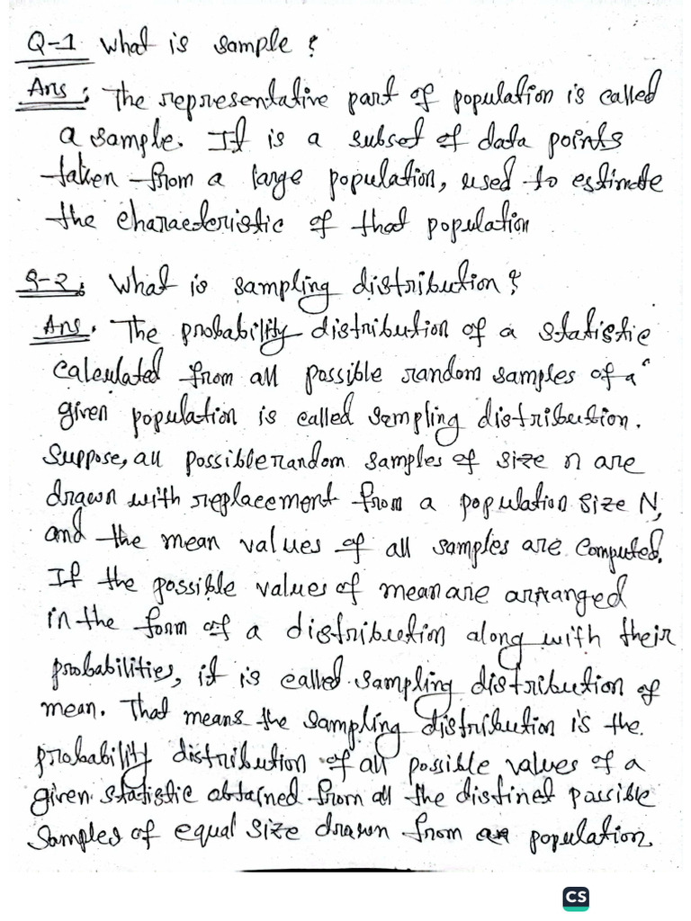 Sampling Theory | PDF