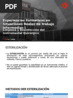 Protocolo de Esterilización en Enfermería | PDF | Esterilización (Microbiología) | Hidrógeno