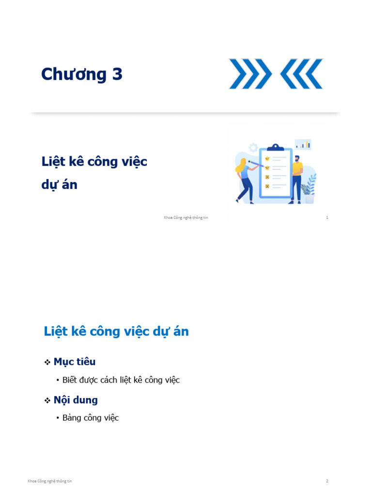 C3 - Liet Ke Cong Viec | PDF
