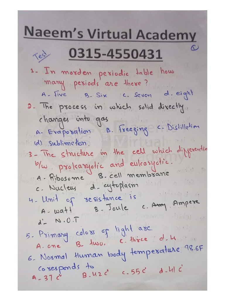 Lec 20 Mega Test From IBA Past Papers 50 Mcqs | PDF
