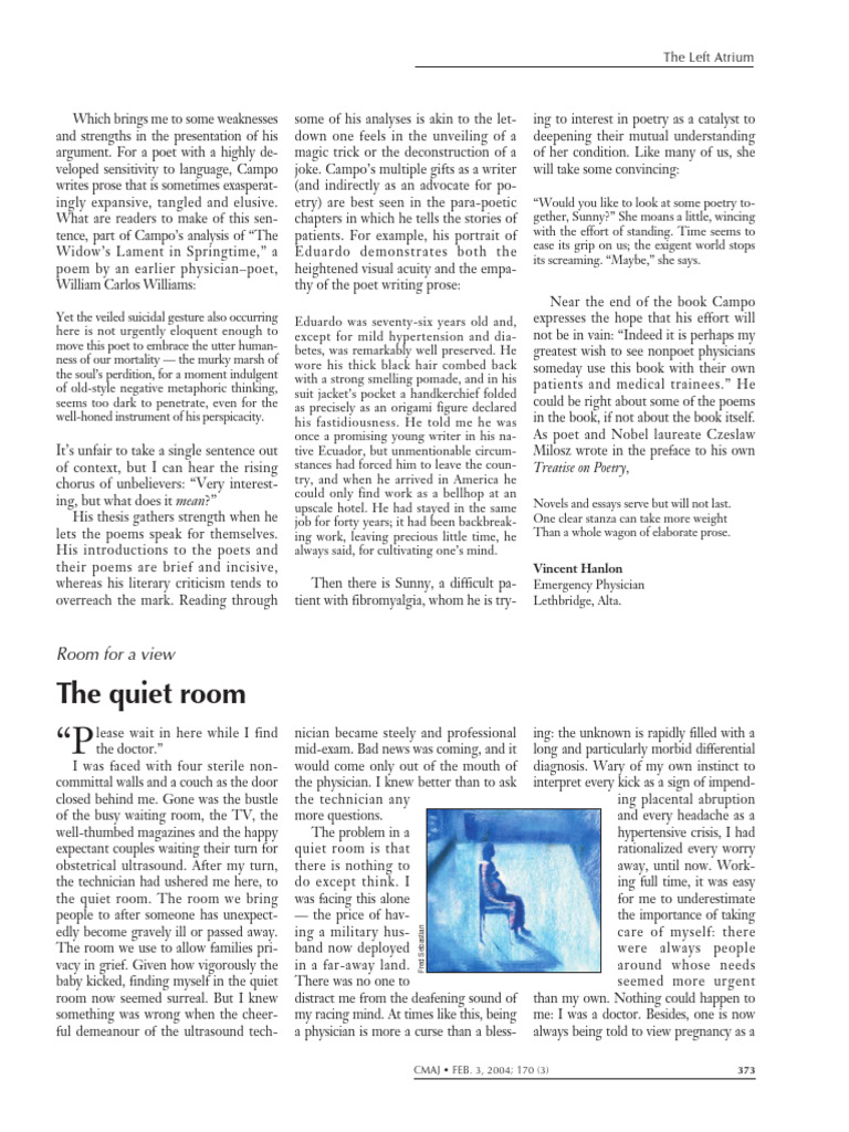 Reflections from the Quiet Room | PDF