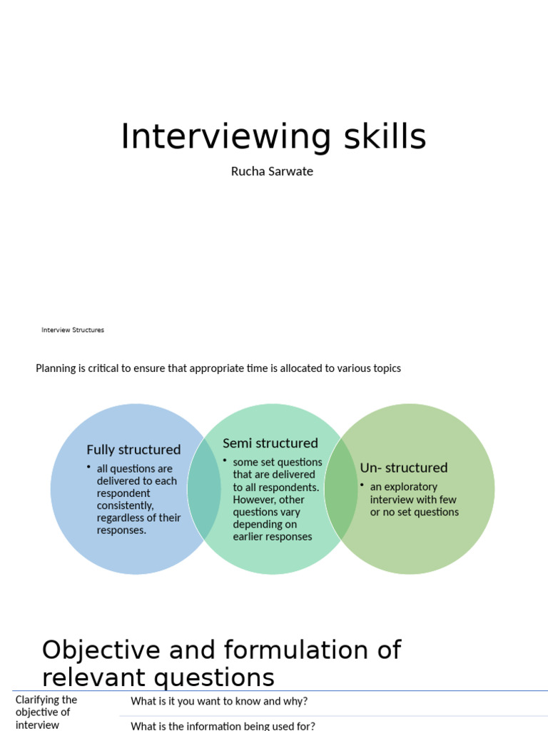 Essential Interviewing Skills Guide | PDF | Nonverbal Communication ...