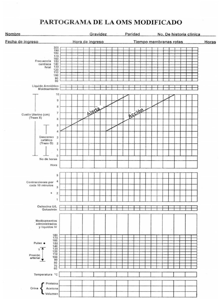 Partograma Oms | PDF