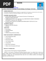 Sunil Resume 1 | PDF | Career & Growth