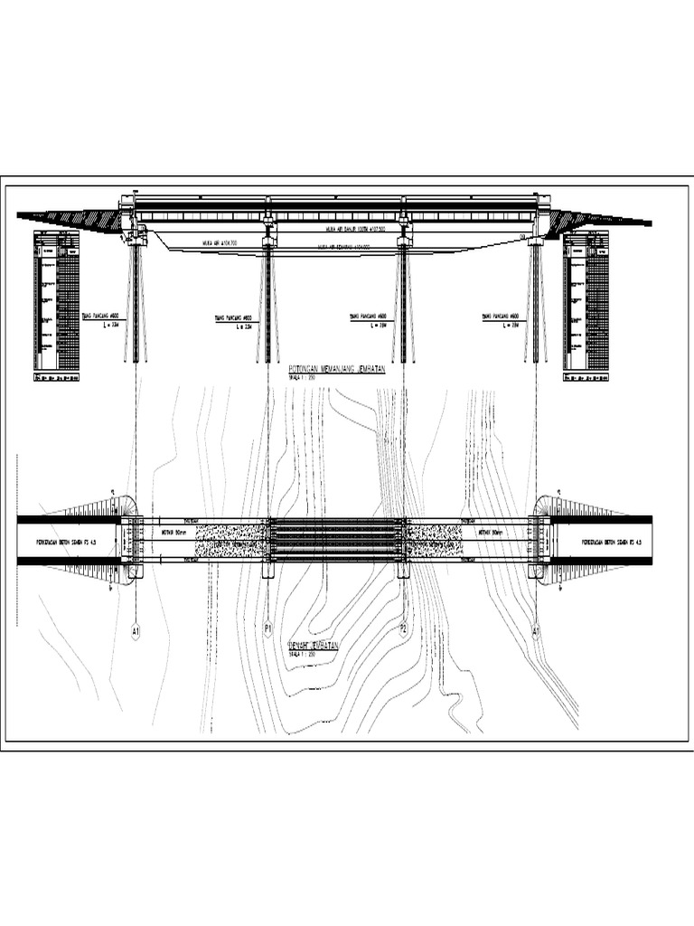 Konsep Jembatan Komering 3-Model | PDF