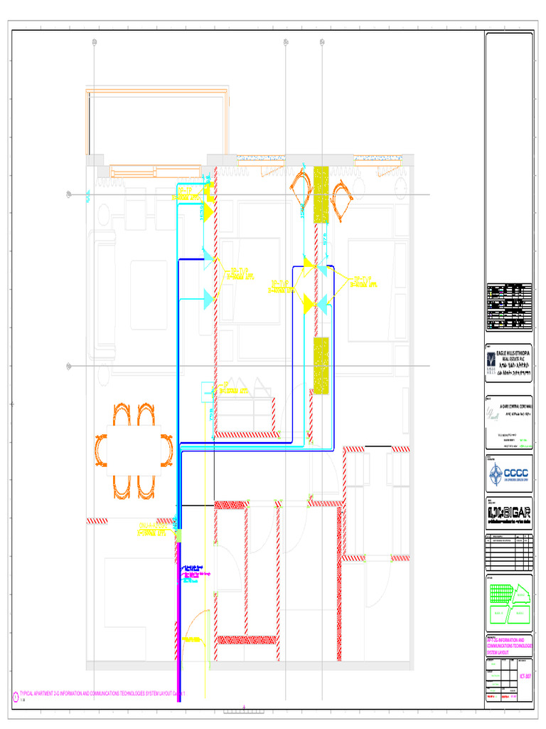 Ict 307 Ict System Layout Block A Ict 307 | PDF | Technical Drawing ...