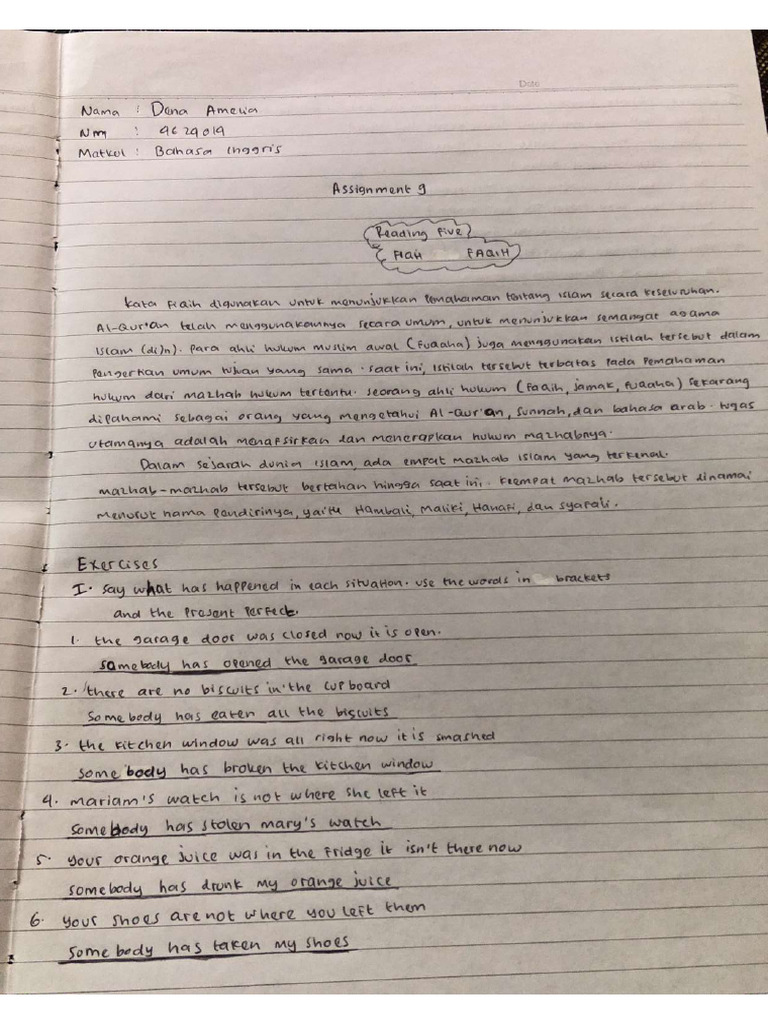 Assignment 9 (Dena Amelia) | PDF