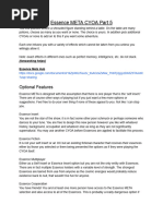 Essence META CYOA Overview | PDF
