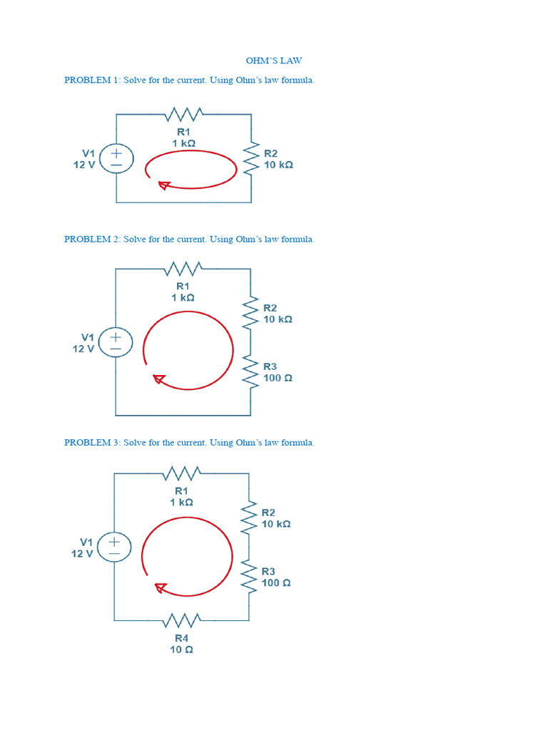 Ohms Law KCL KVL | PDF