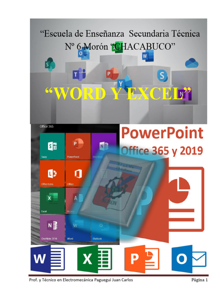 Definición de Word y Excel | PDF | Microsoft Word | Microsoft Excel