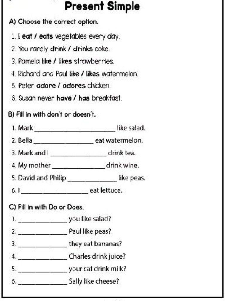 Verb To Be Examples | PDF