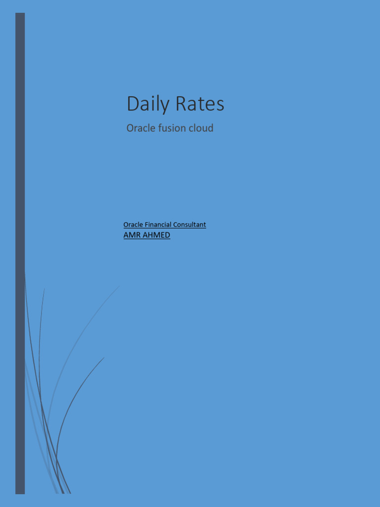 Daily Rates | PDF