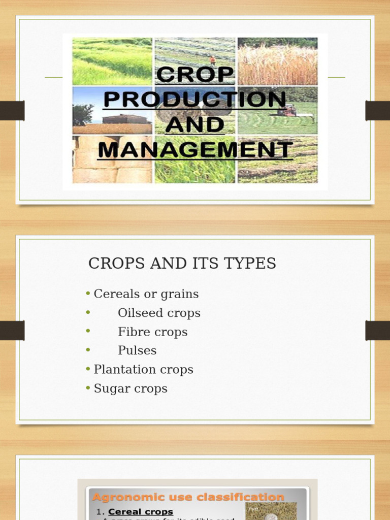Crop Production and Management | PDF