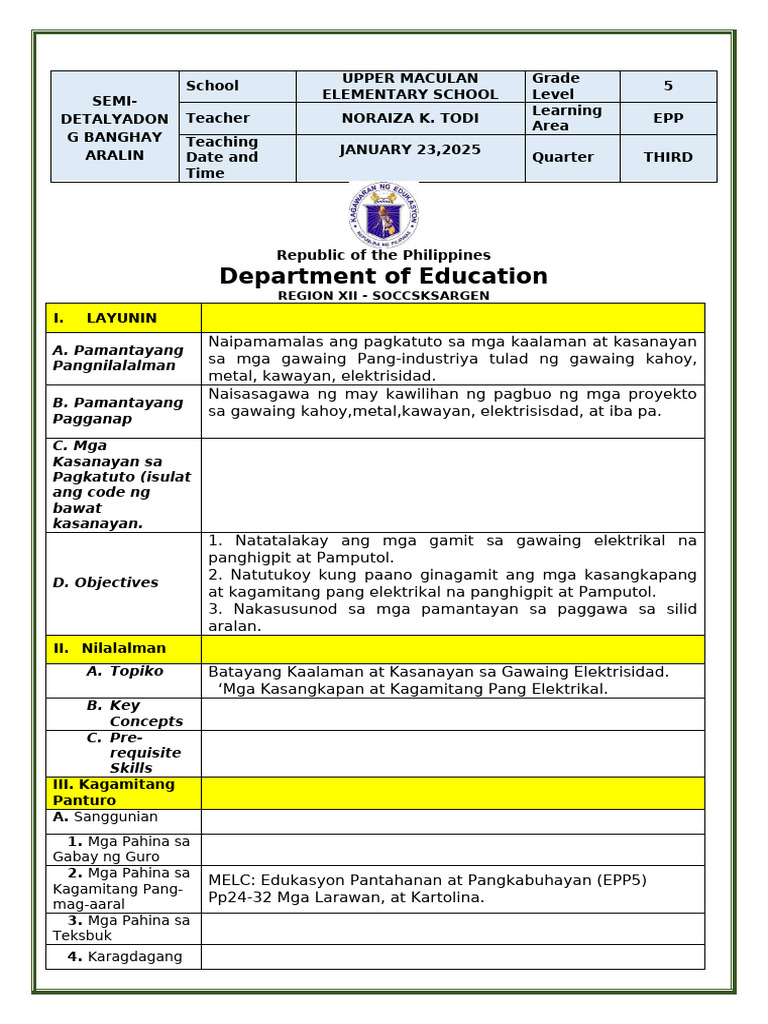 Epp Q3 GRADE 5 | PDF