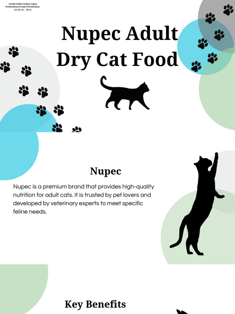 Nupec Adult Dry Cat Food | PDF
