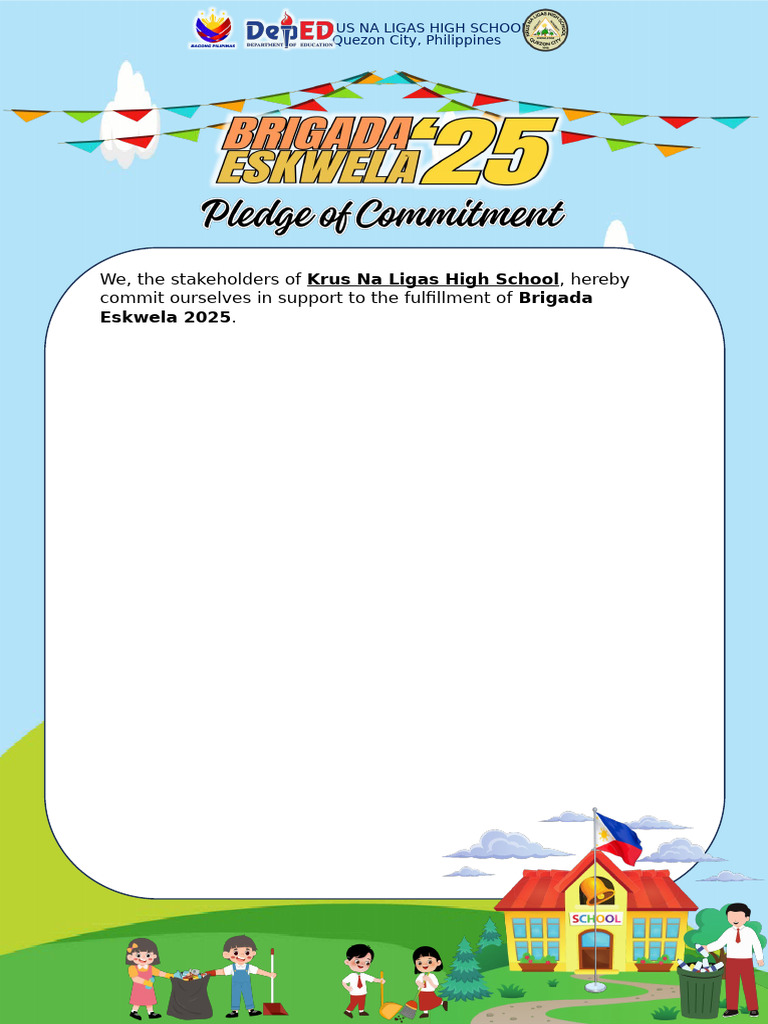 BE Pledge of Commitment | PDF