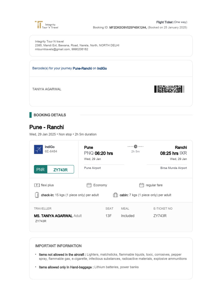 Zy743r PNQ Ixr Taniya Aggarwal | PDF