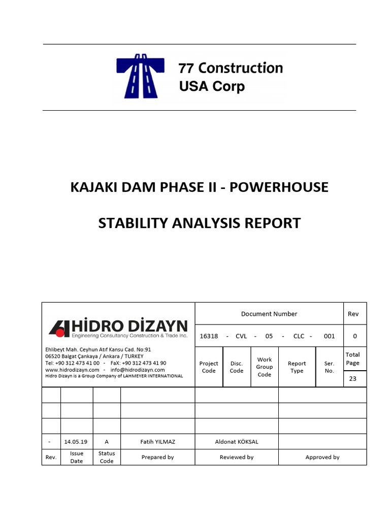 Powerhouse Design Analysis | PDF | Mechanical Engineering | Applied And ...