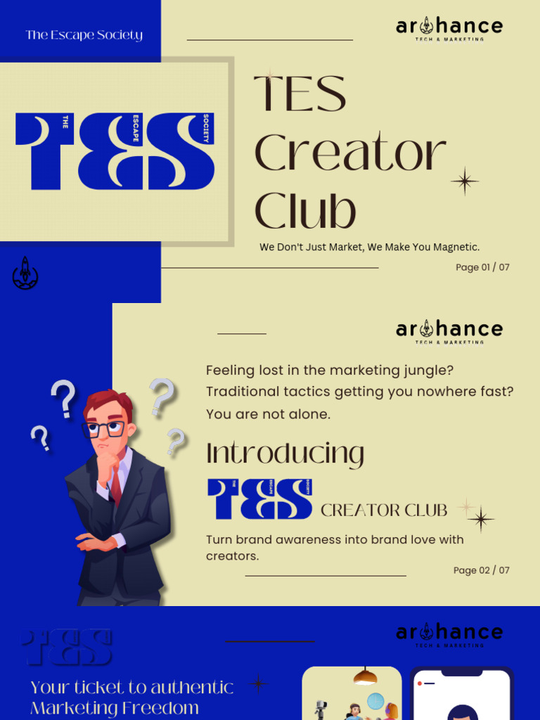 TES Creator Club For Brands | PDF | Brand | Promotion And Marketing ...