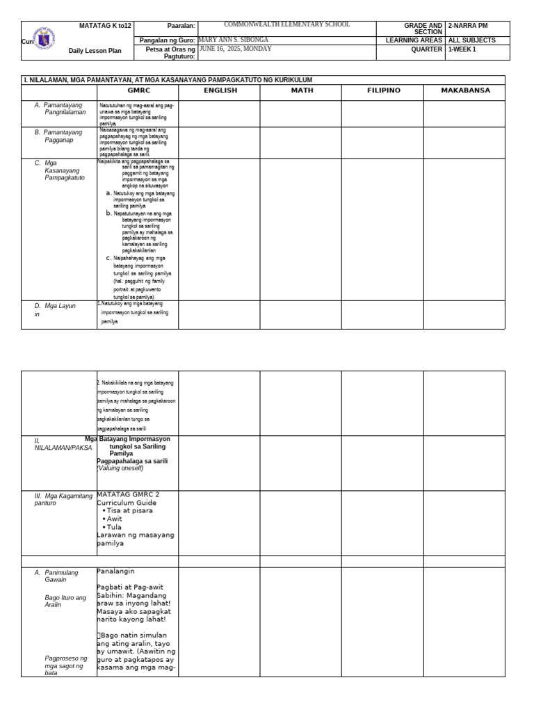 Filipino Output | PDF