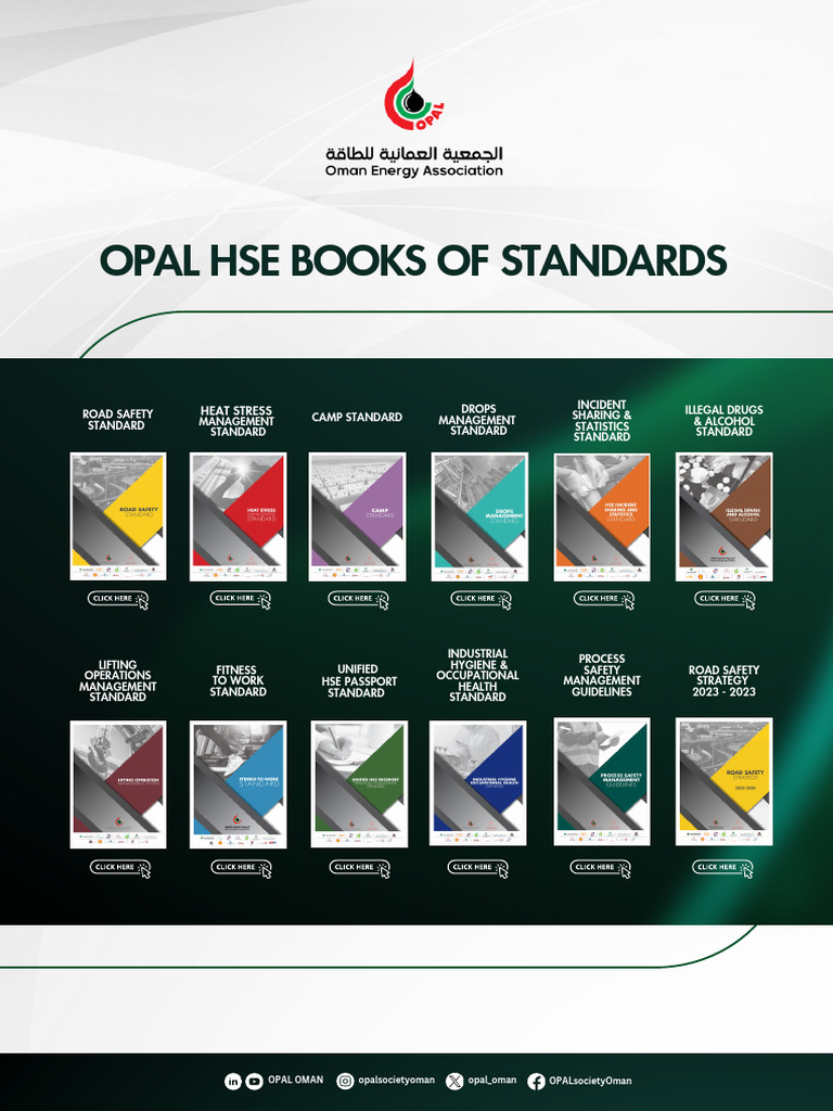OPAL HSE Books of Standards (180 X 250 MM) (Document (A4) ) | PDF