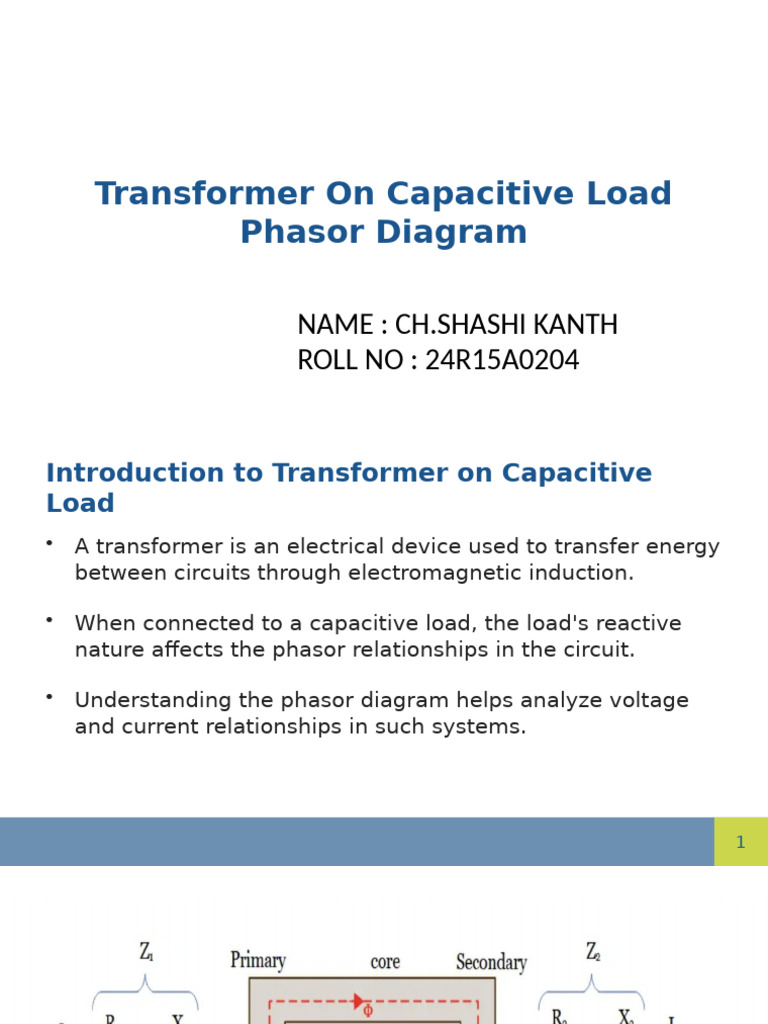 Transformer Phasor C (24r15a0204) | PDF | Transformer | Capacitor