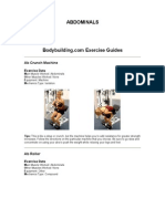Abs Workout PDF | PDF | Abdomen | Pelvis