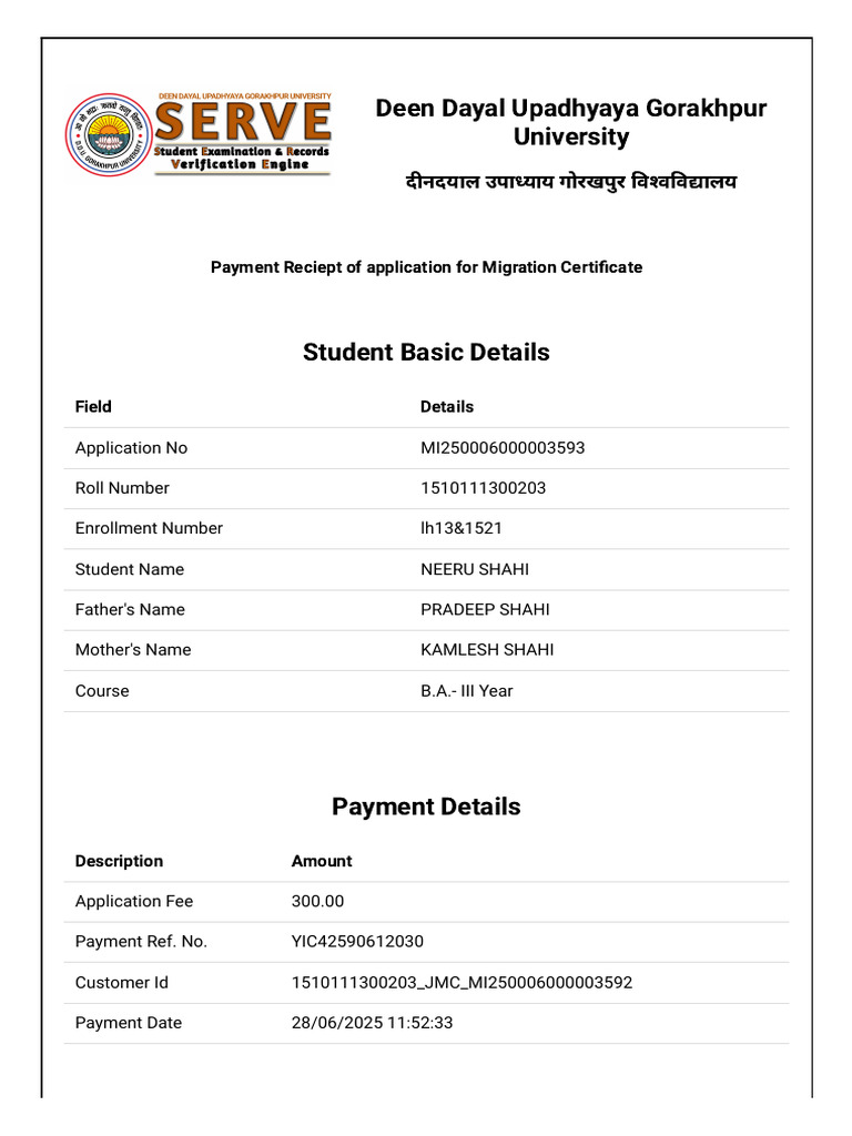 Application Printout | PDF