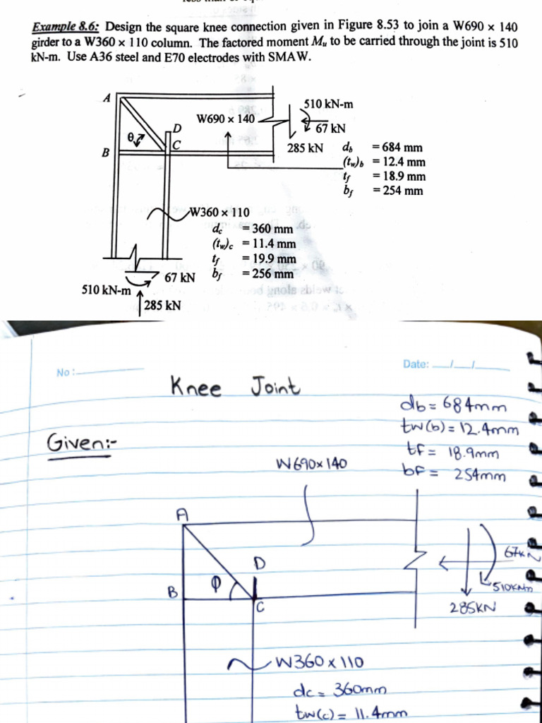 Dos Steel (Design of Knee Joint) | PDF