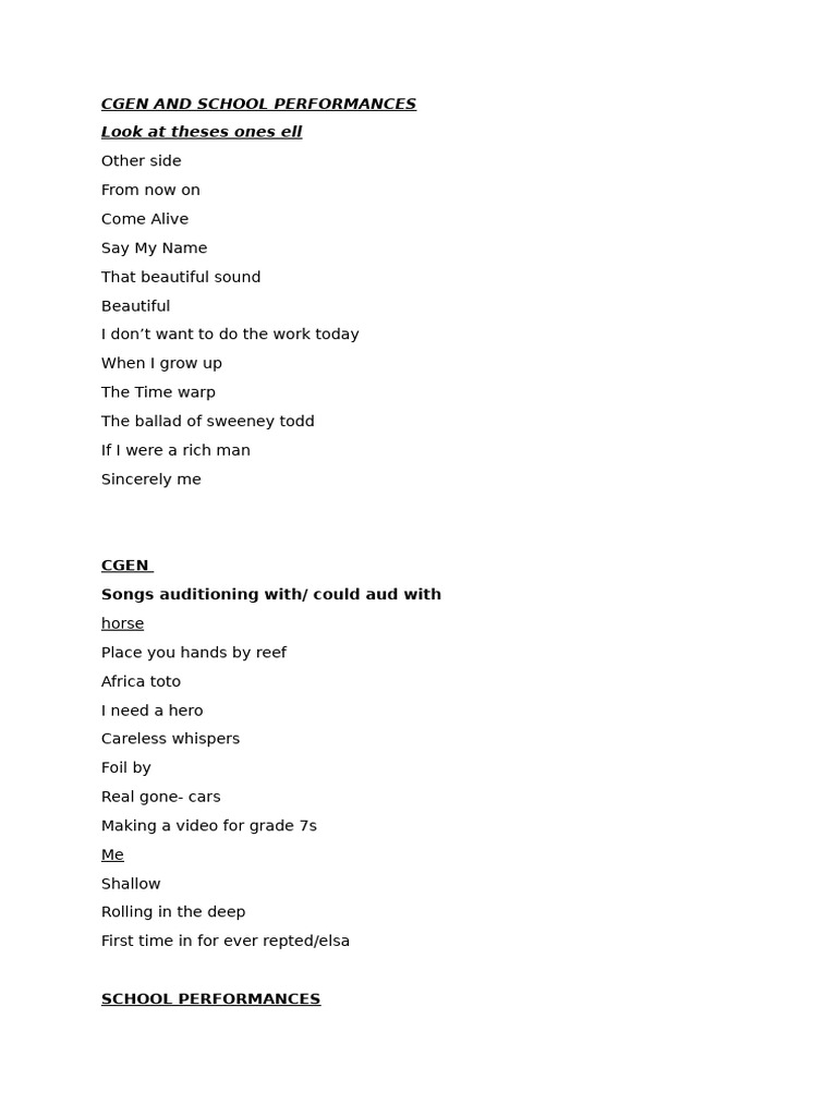 Cgen and School Performances | PDF